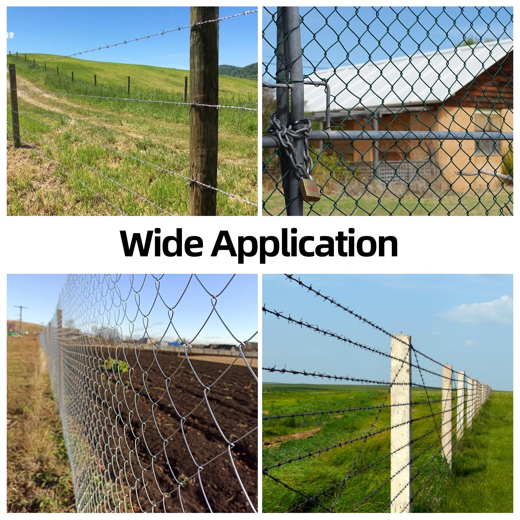 Snapklik.com : 1 Inch Steel Wire Fencing Staples, Galvanized U Shaped ...
