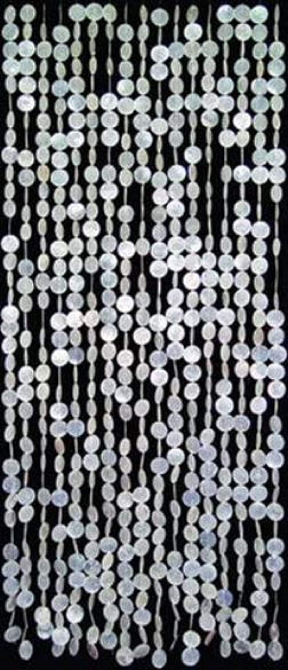 Amazon.com: East-J Natural Round Capiz Shell Door Curtain - All Capiz ...