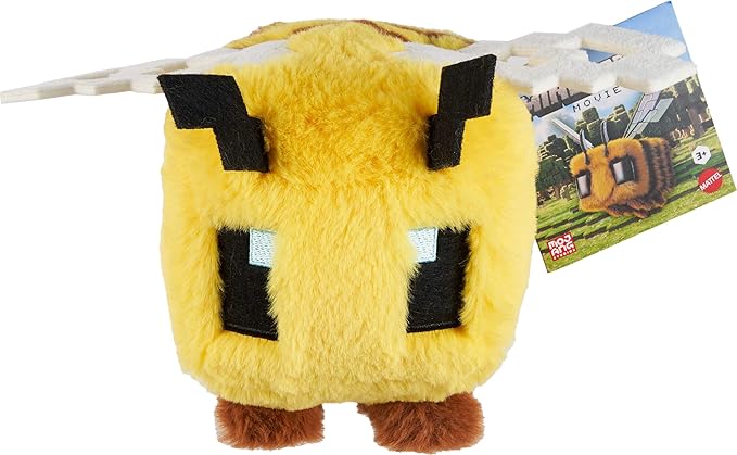 Amazon.com: Mattel Minecraft Plush Toy, Bee Soft Doll Inspired by A ...