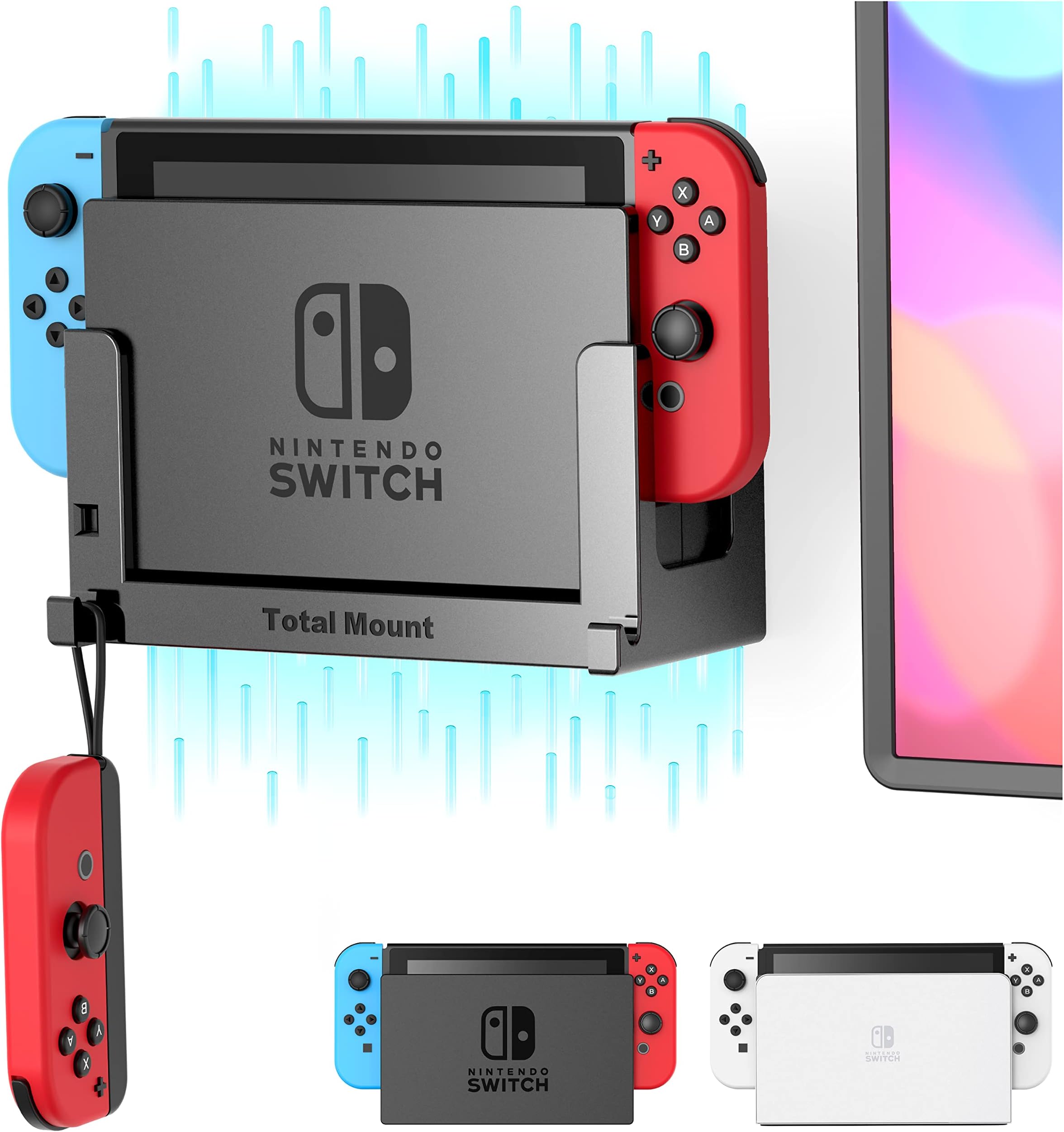 Amazon.com: TotalMount for Nintendo Switch (Mounts Nintendo Switch on ...