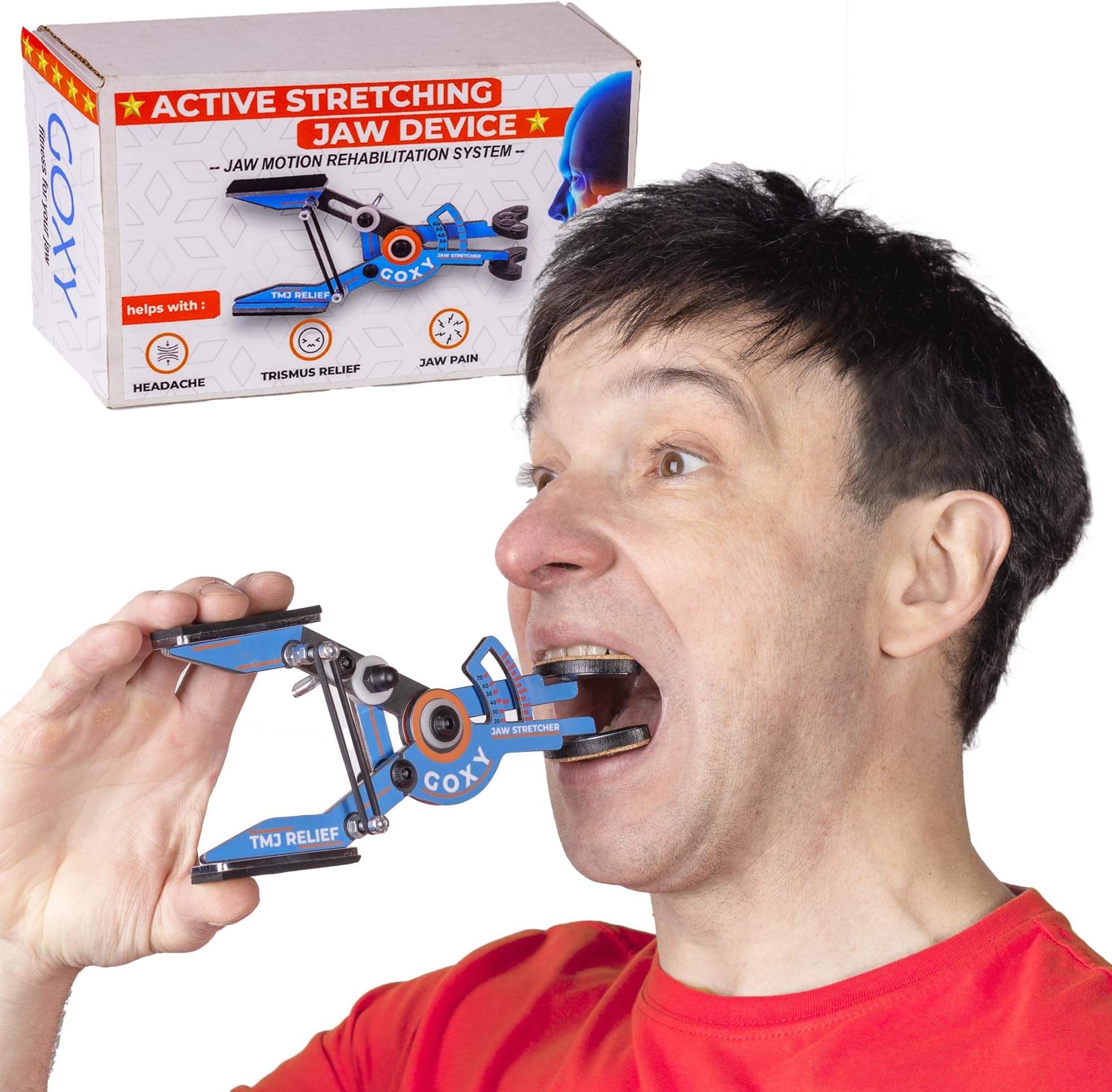 Amazon.com: Goxy Dynamic Jaw Stretcher, Comprehensive TMJ Relief ...