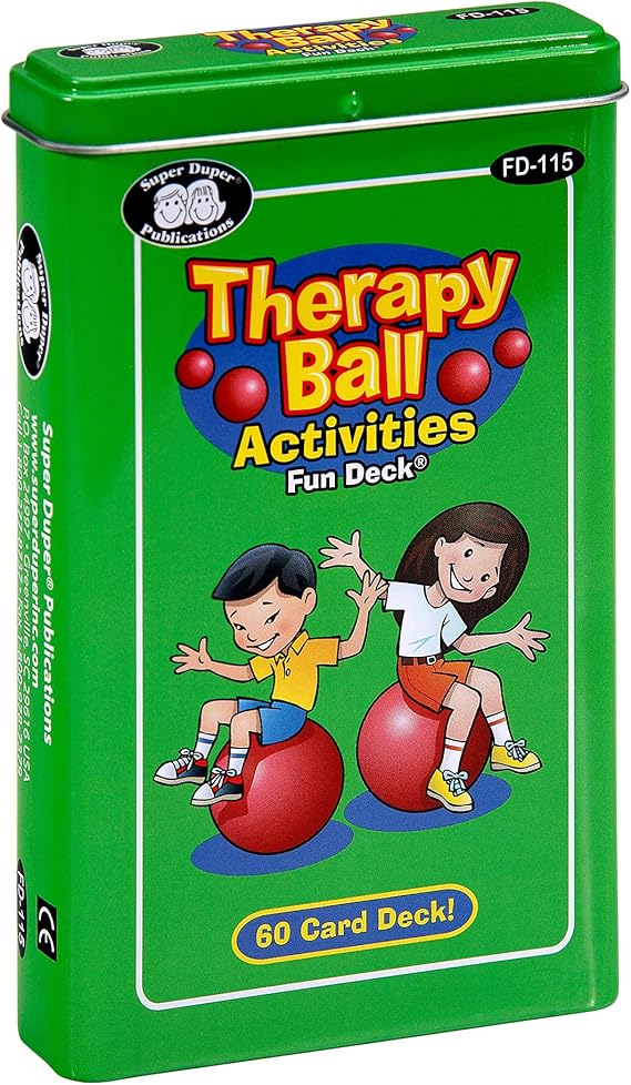 Super Duper Publications | Therapy Ball Activities Fun Deck | Upper ...