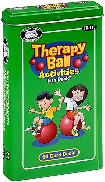 Amazon.com: Super Duper Publications | Therapy Ball Activities Fun Deck ...