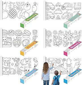 Amazon.com: Large Drawing Paper, Childrens Drawing Roll Paper for Kids ...