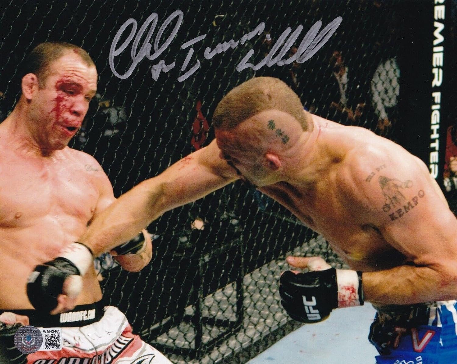Chuck Liddell Signed 8x10 Photo BAS COA UFC 17 52 57 66 79 Picture ...