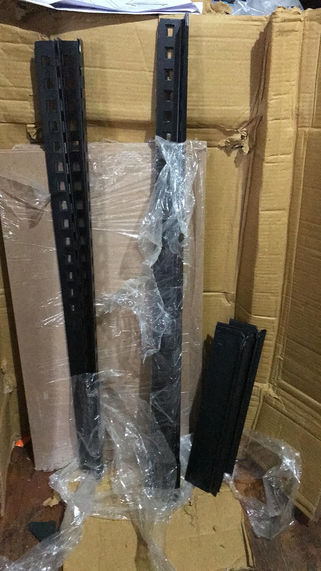 Darkpyro Black Adjustable Set of 5-Shelf Metal Shelving Unit Storage ...