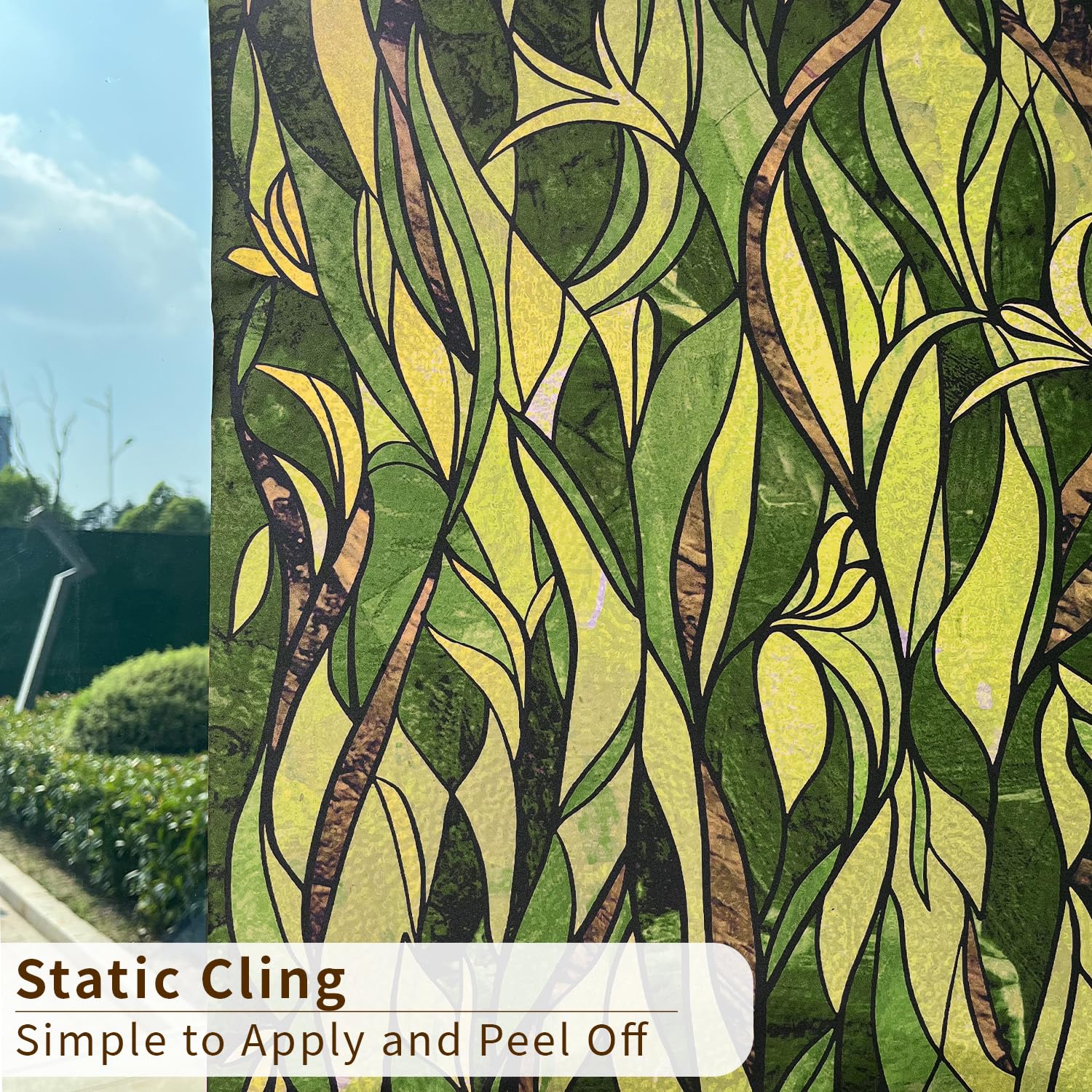 Viddecals Window Static Clings Faux Stained Glass Faux Stained Glass