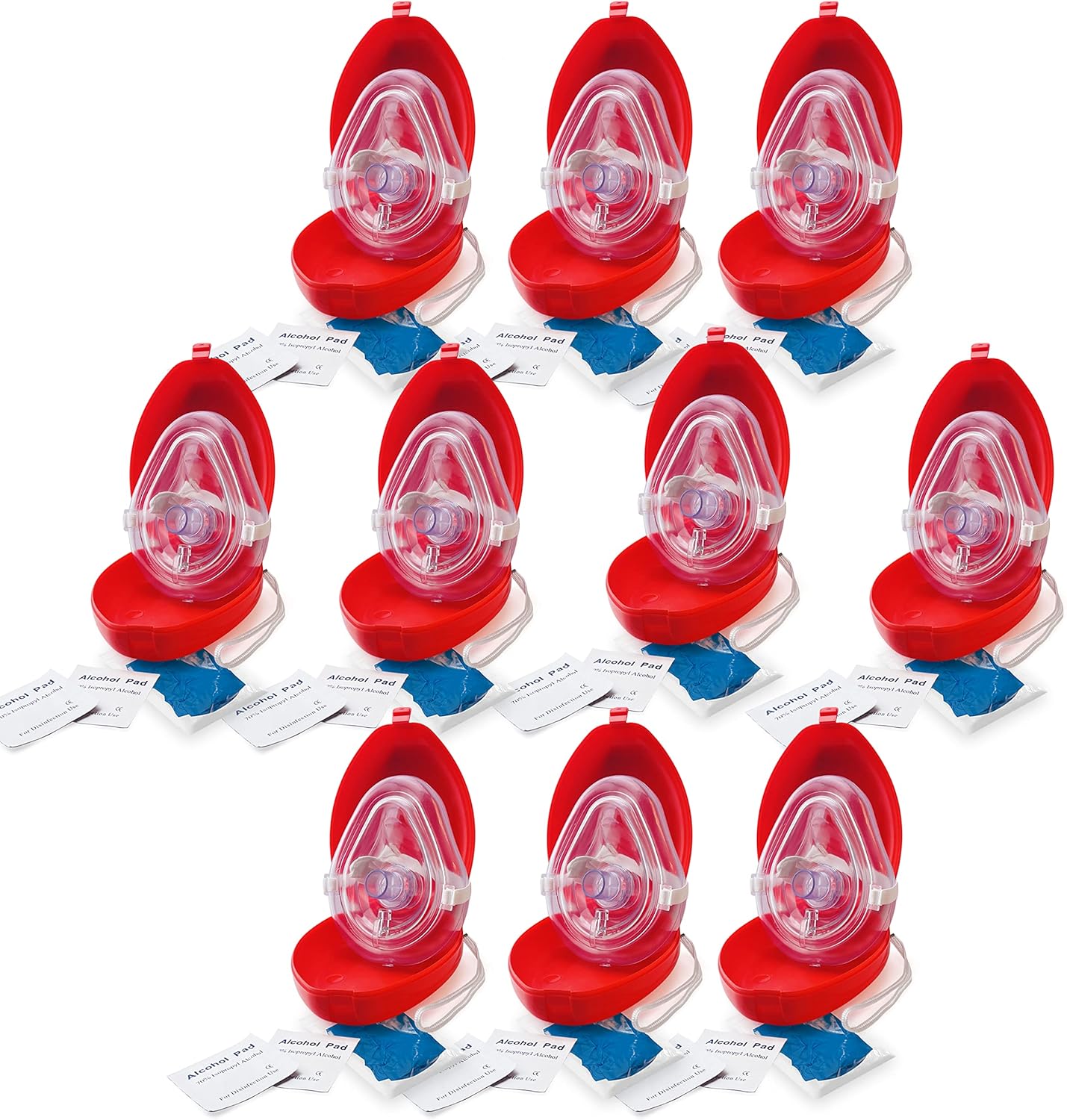 Amazon.com: EMS XTRM Medical CPR Mask - CPR Pocket Resuscitator Mask ...