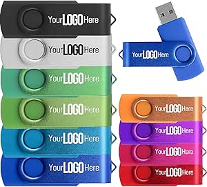 Amazon.com: Custom USB Flash Drive 1GB 25 Pack, Customize USB Drives ...