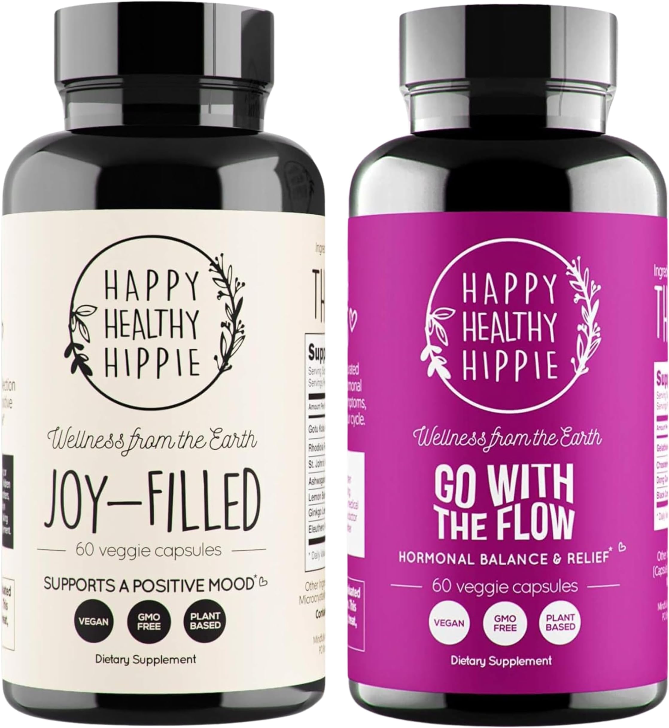 Amazon.com: Happy Healthy Hippie Positive Flow (2-Pack) - Joy-Filled ...