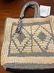 Amazon.com: KEYVOX Recycled Cotton Handloom Bag for Women - Two Diamond ...