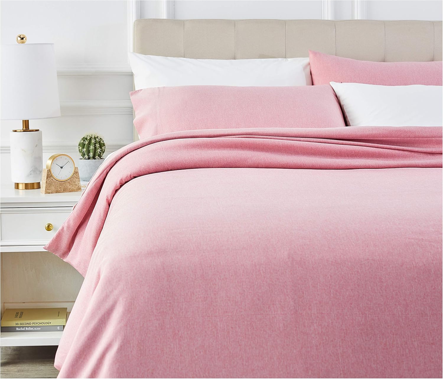 Amazon AmazonBasics Chambray Duvet Cover Set 220 X 250 Cm 50 X