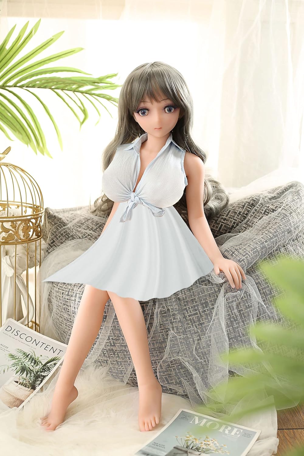 A FIR Lifelike Reborn Doll - 80cm, 5.8kg, weiche Haut realistische TPE-Puppe mit eingebautem ...