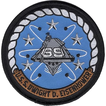 Amazon.com: CVN-69 USS Dwight D Eisenhower Patch : Clothing, Shoes ...