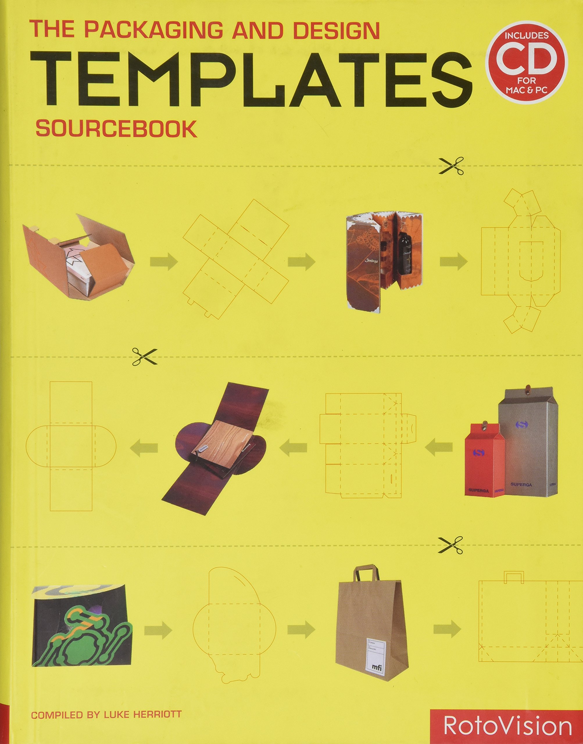 Packaging and Design Templates Sourcebook: HERRIOTT: 0080665617317 ...