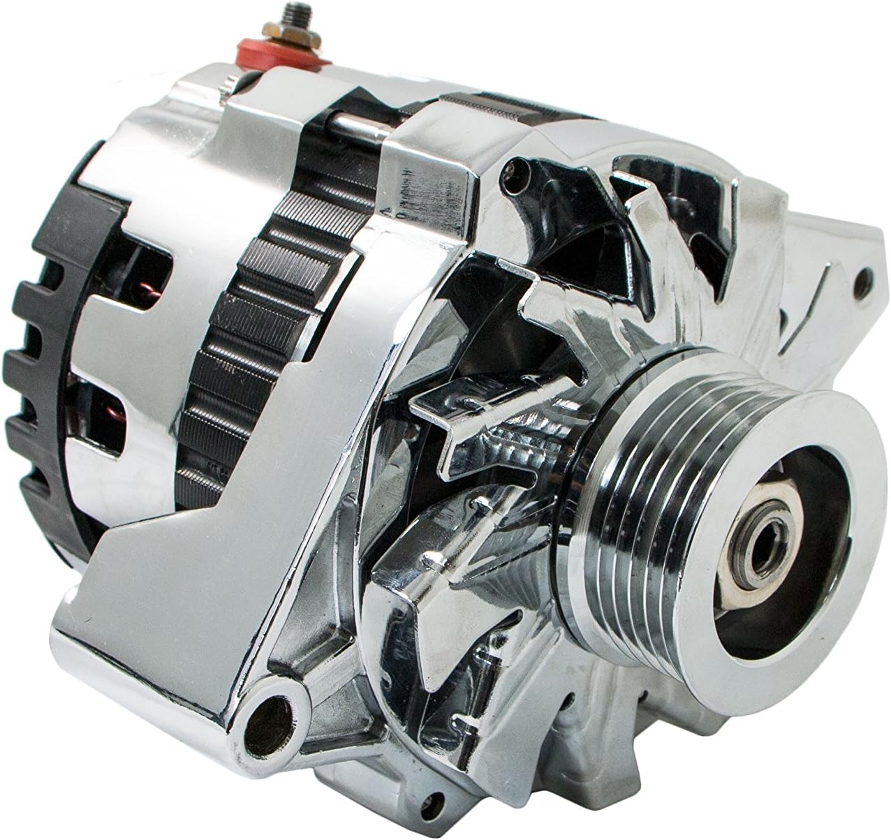 Amazon.com: Top Street Performance ES1006C Chrome Finish 160 Amp V-Belt ...