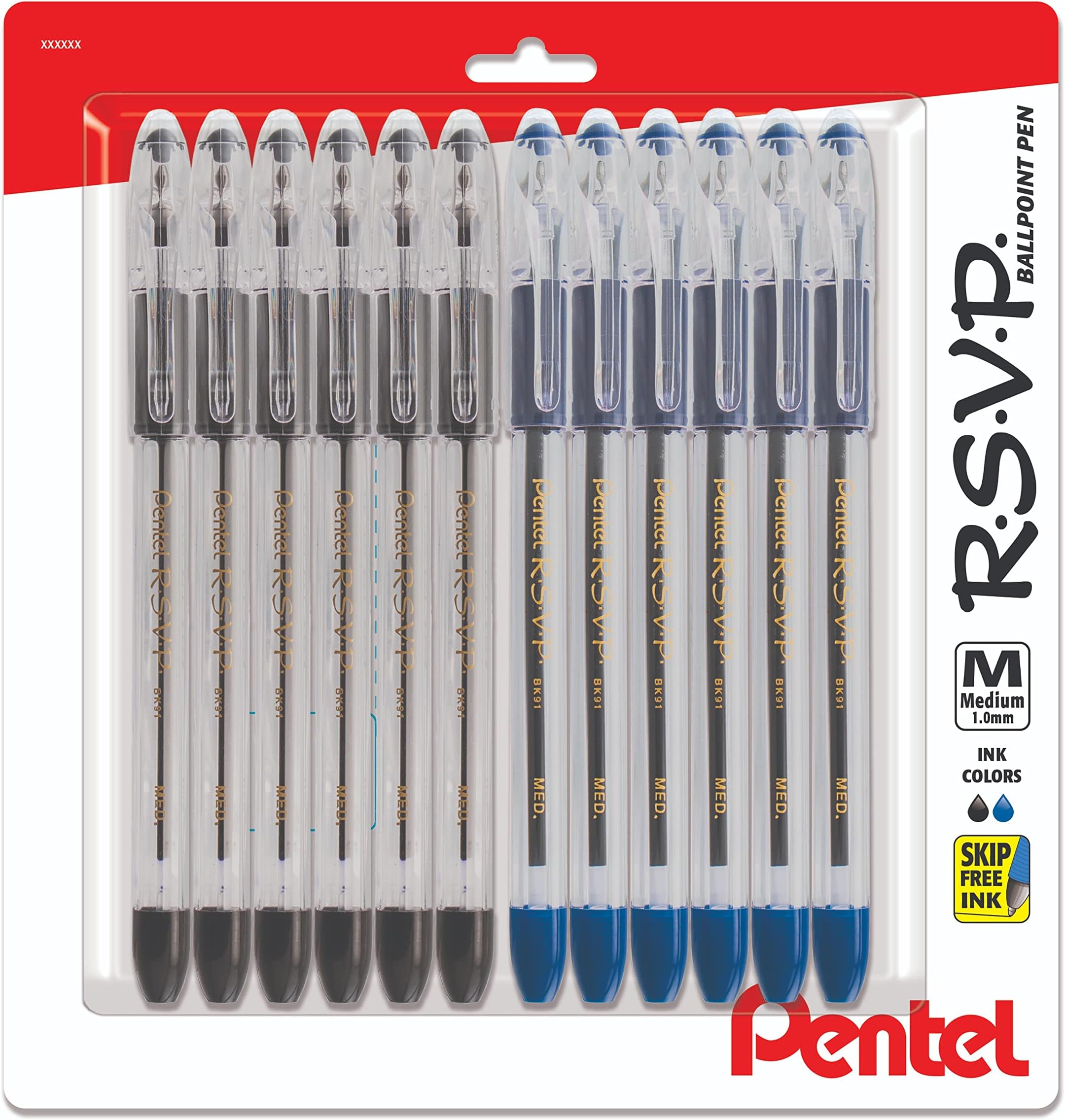 Amazon.com : Pentel® R.S.V.P.® Ballpoint Pens, Fine Point, 0.7 mm ...
