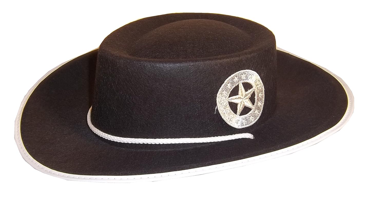 Buy Jacobson Hat Company Child's Permafelt Concha Cowboy Costume, Black ...