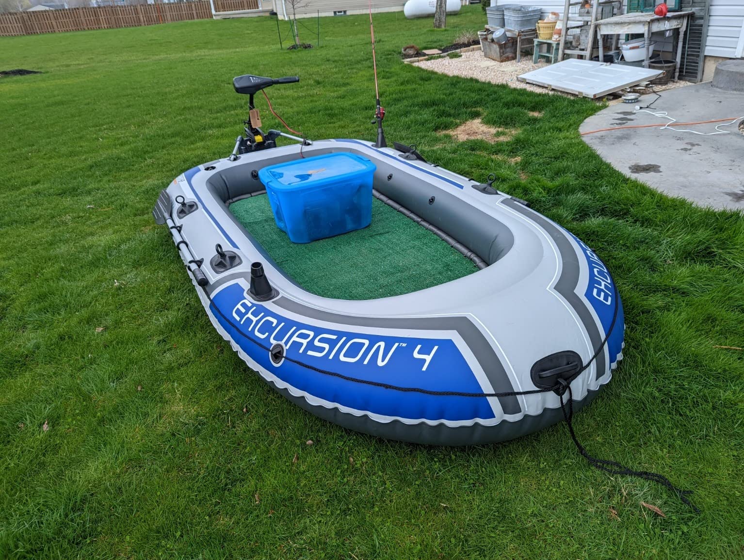 $31/mo - Finance INTEX Excursion Inflatable Boat Series: Includes ...
