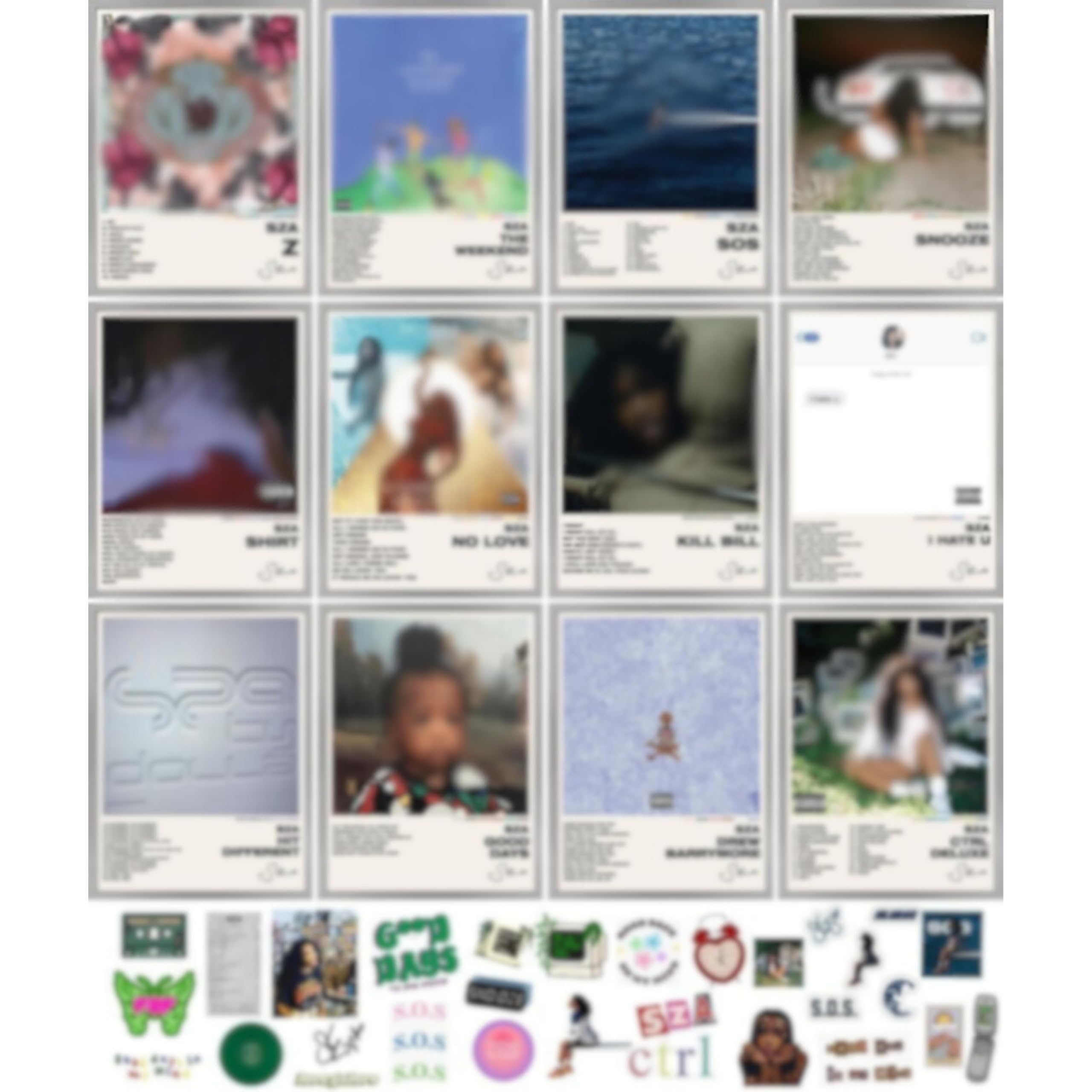 Buy unique america 12 Pcs| s, Album Cover s, SZA, Music s, Album Covers ...