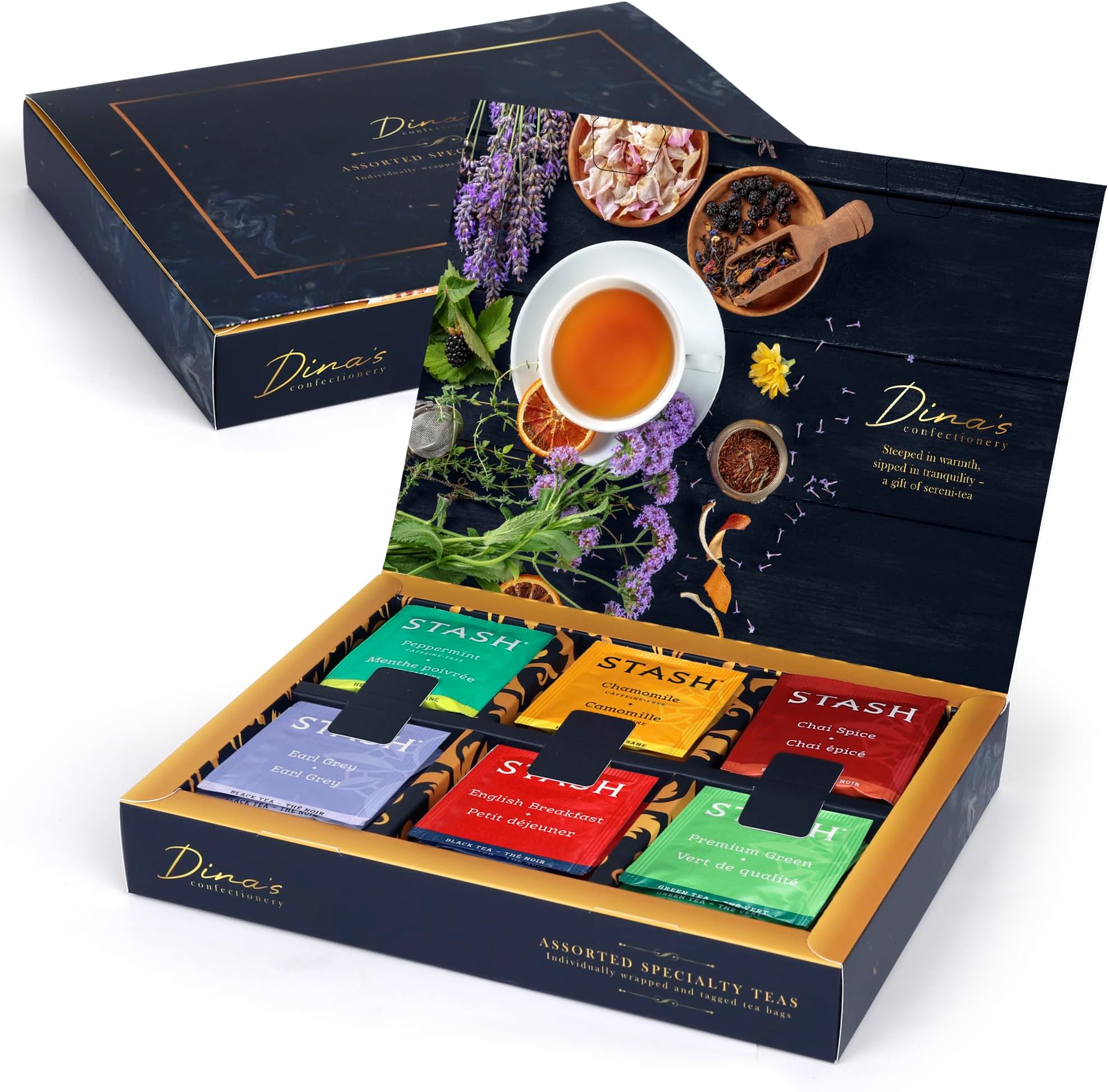 Amazon.com : Exquisite STASH Tea Sampler Gift Box, Assorted Variety of ...