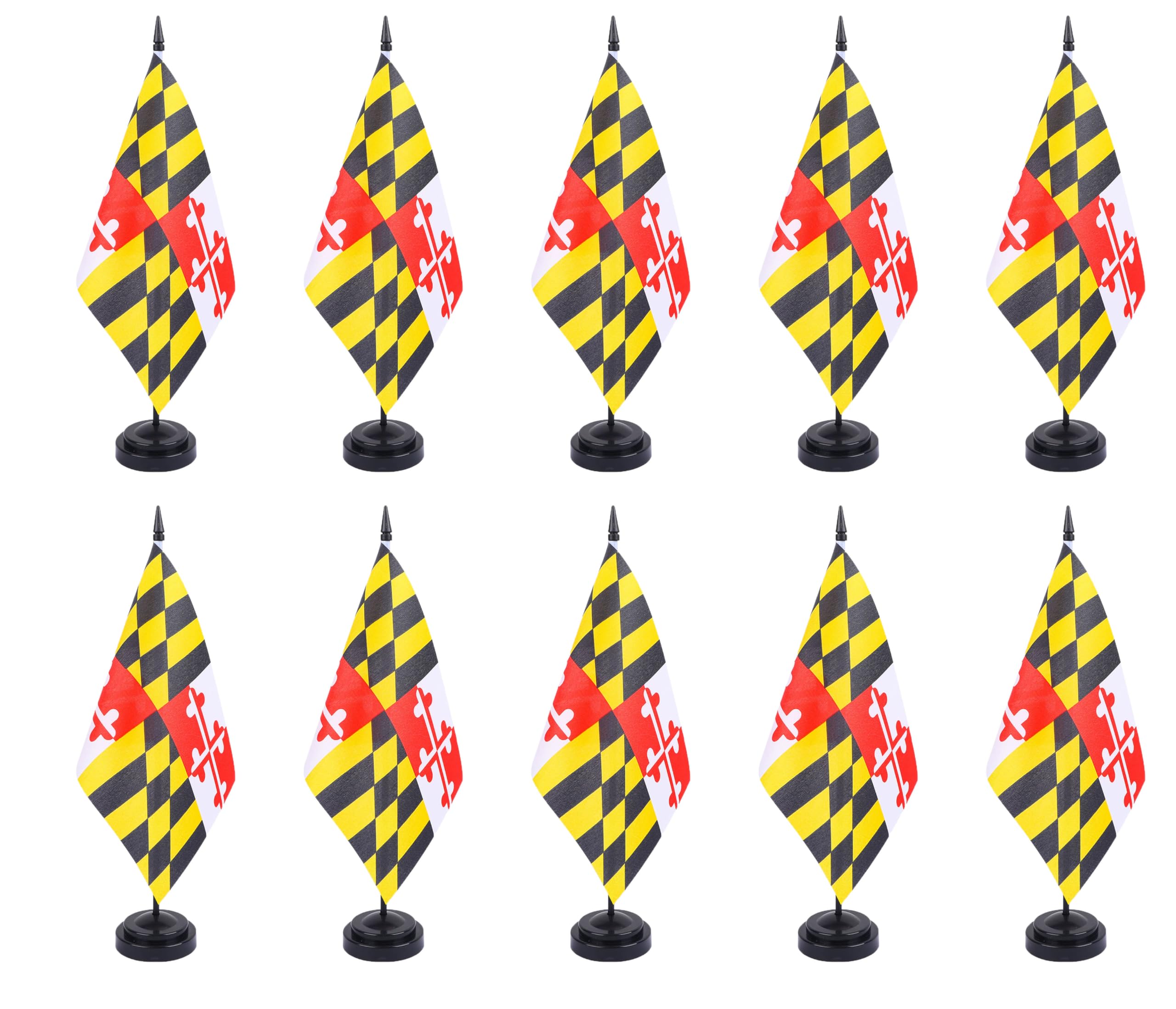 Snapklik.com : ZXvZYT Maryland Flag Banner USA Maryland Desk Flag Set ...
