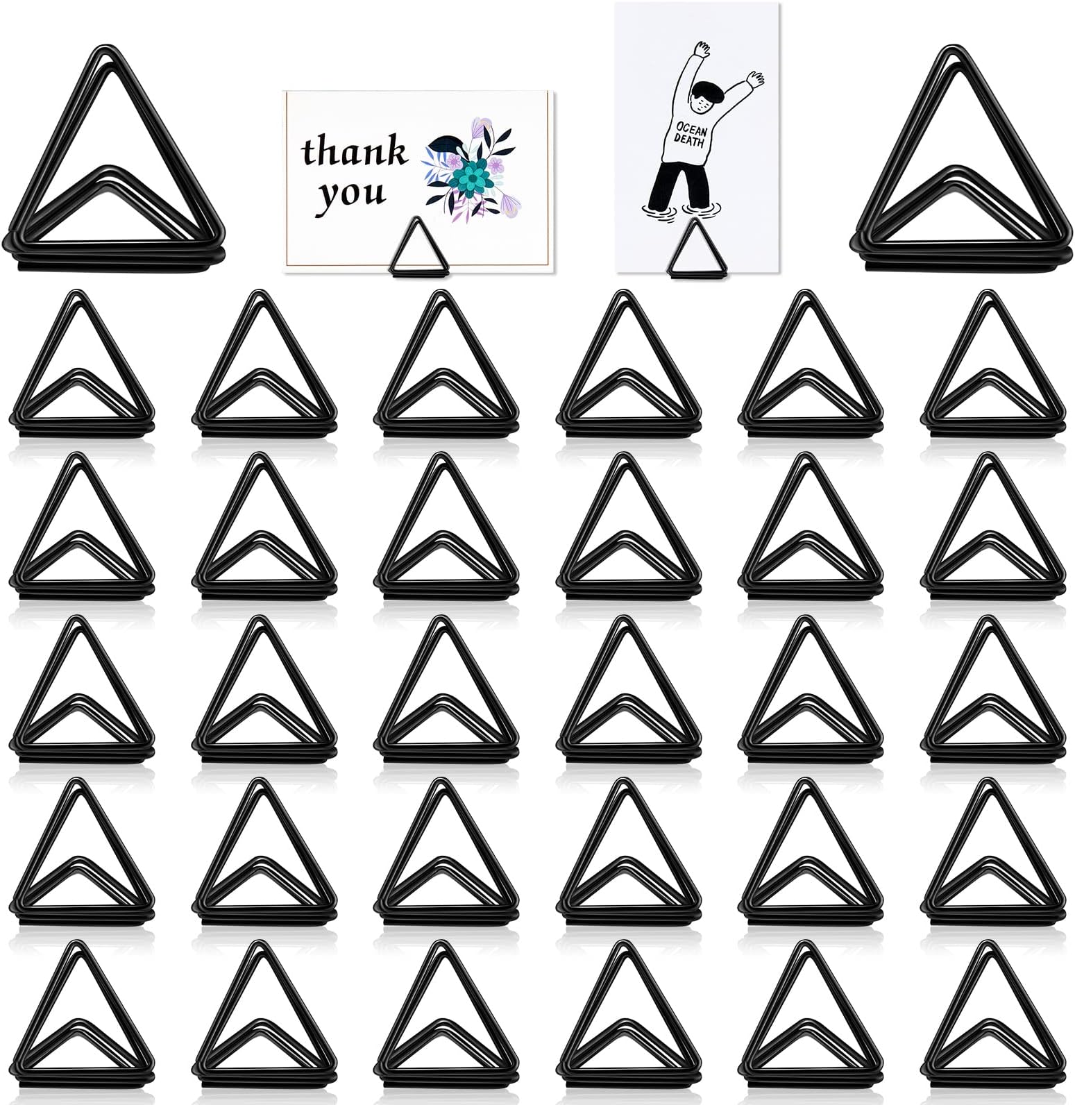 Amazon.com : 20pcs Table Number Holder Name Place Card Holder Memo Clip ...