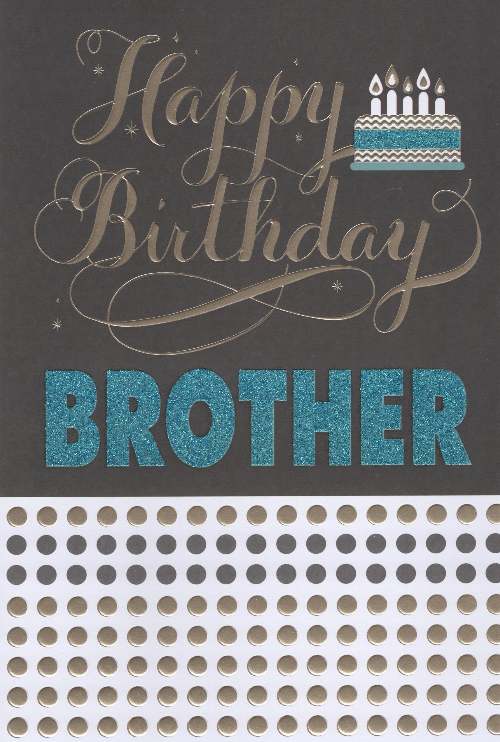 Amazon.com : Happy Birthday Card for Brother - Wishing You a Birthday ...