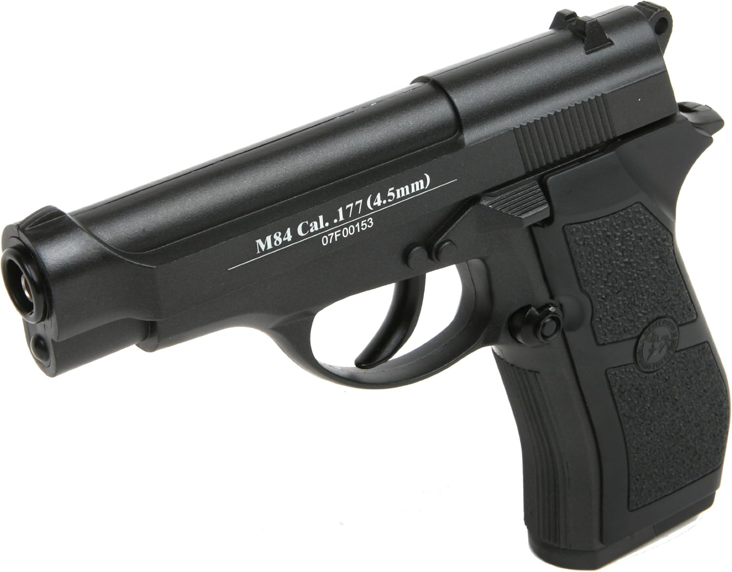 Amazon.com : Soft Air M84 4.5mm CO2 Full Metal, Non-Blowback Pistol ...