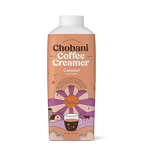 Amazon.com: Chobani Coffee Creamer, Caramel, 24 Fl Oz : Grocery ...