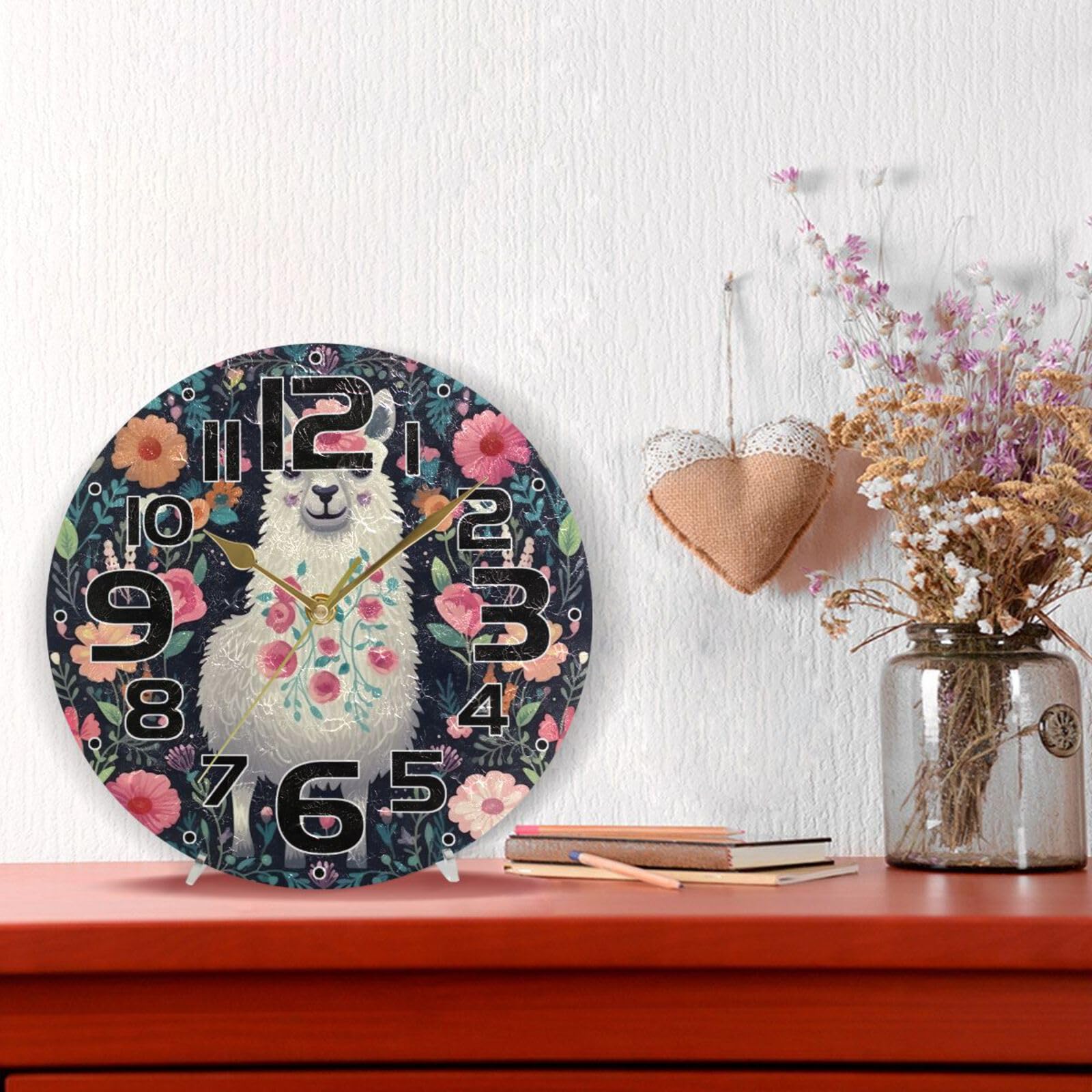 Llama Wall Clock