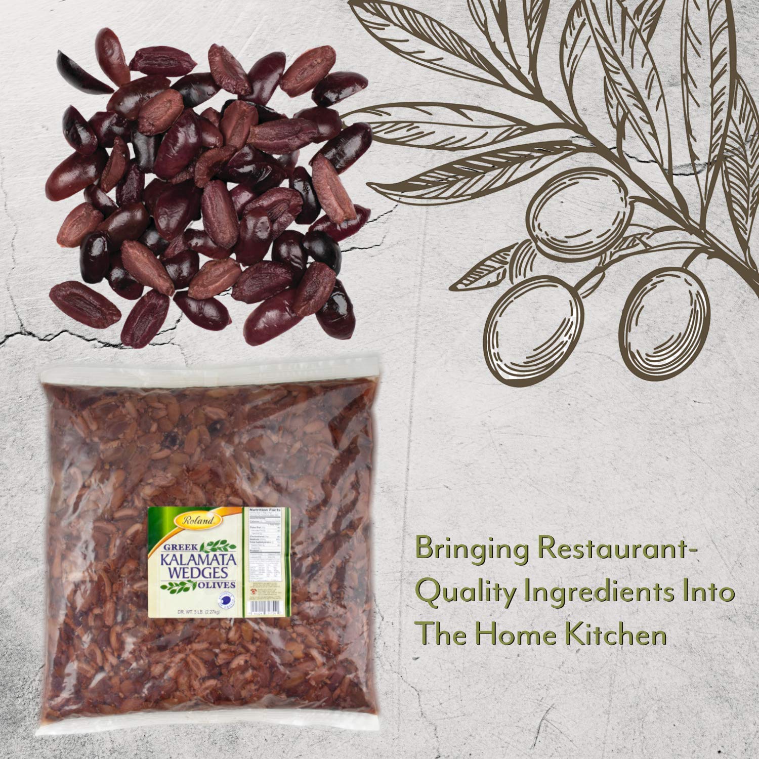 Snapklik.com : Roland Foods Halved Kalamata Olive Wedges From Greece ...