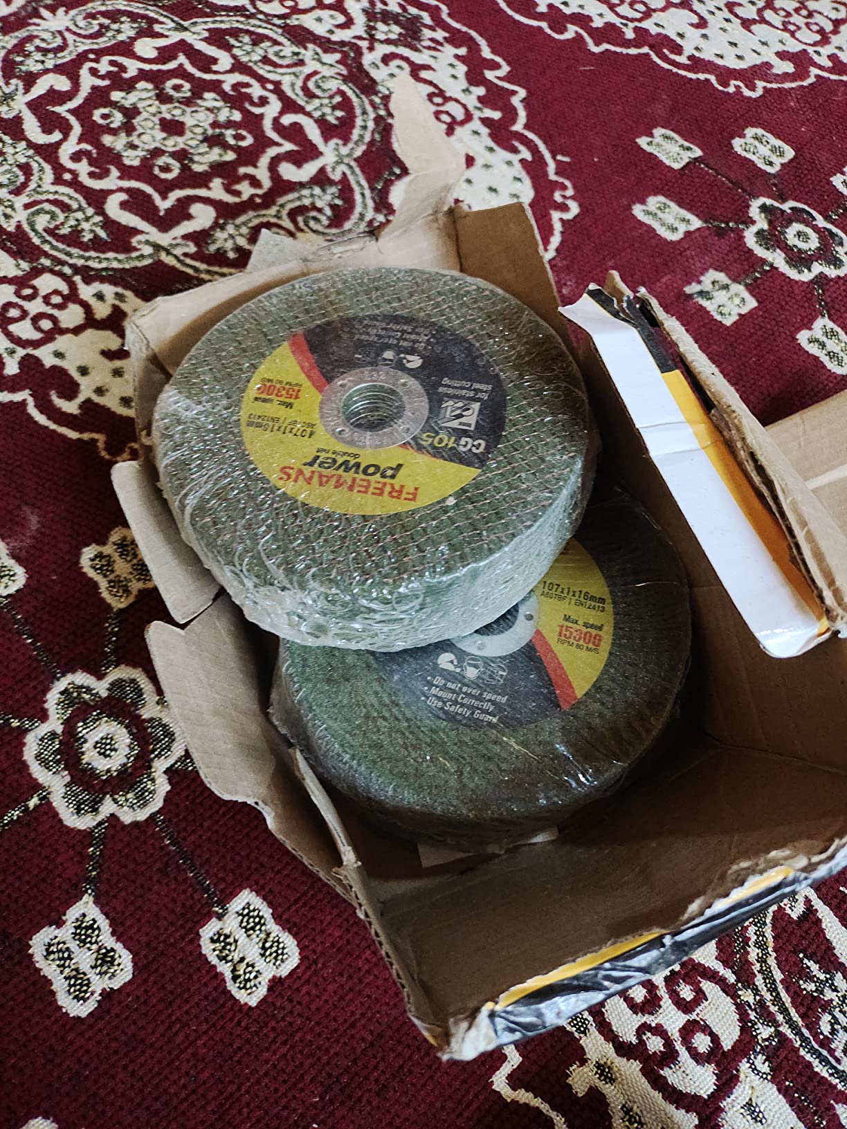 FREEMANS 4-Inch Double Net Cut off Wheels for Metal and Stainless Steel ...