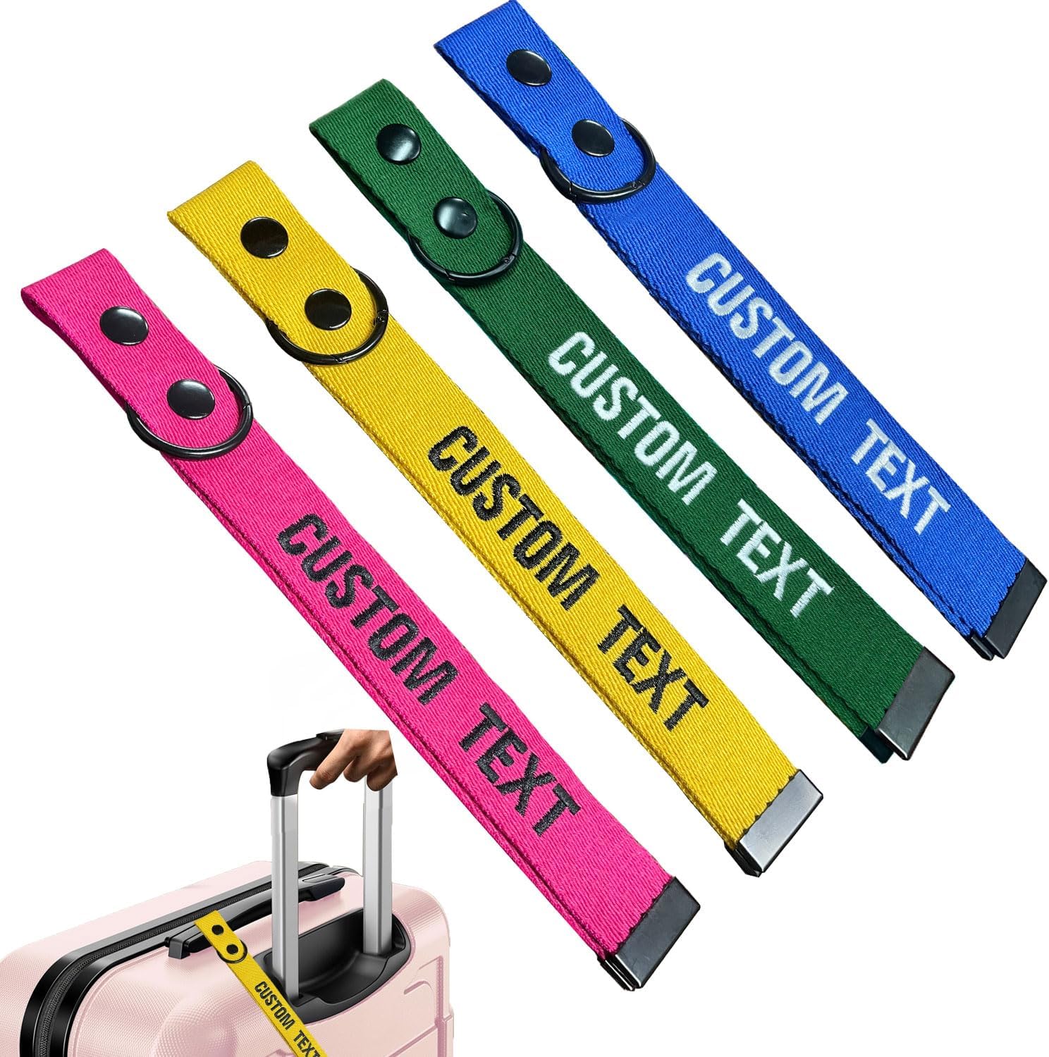 Custom Luggage Tags - Customize with Your Text,Personlized Name ID ...