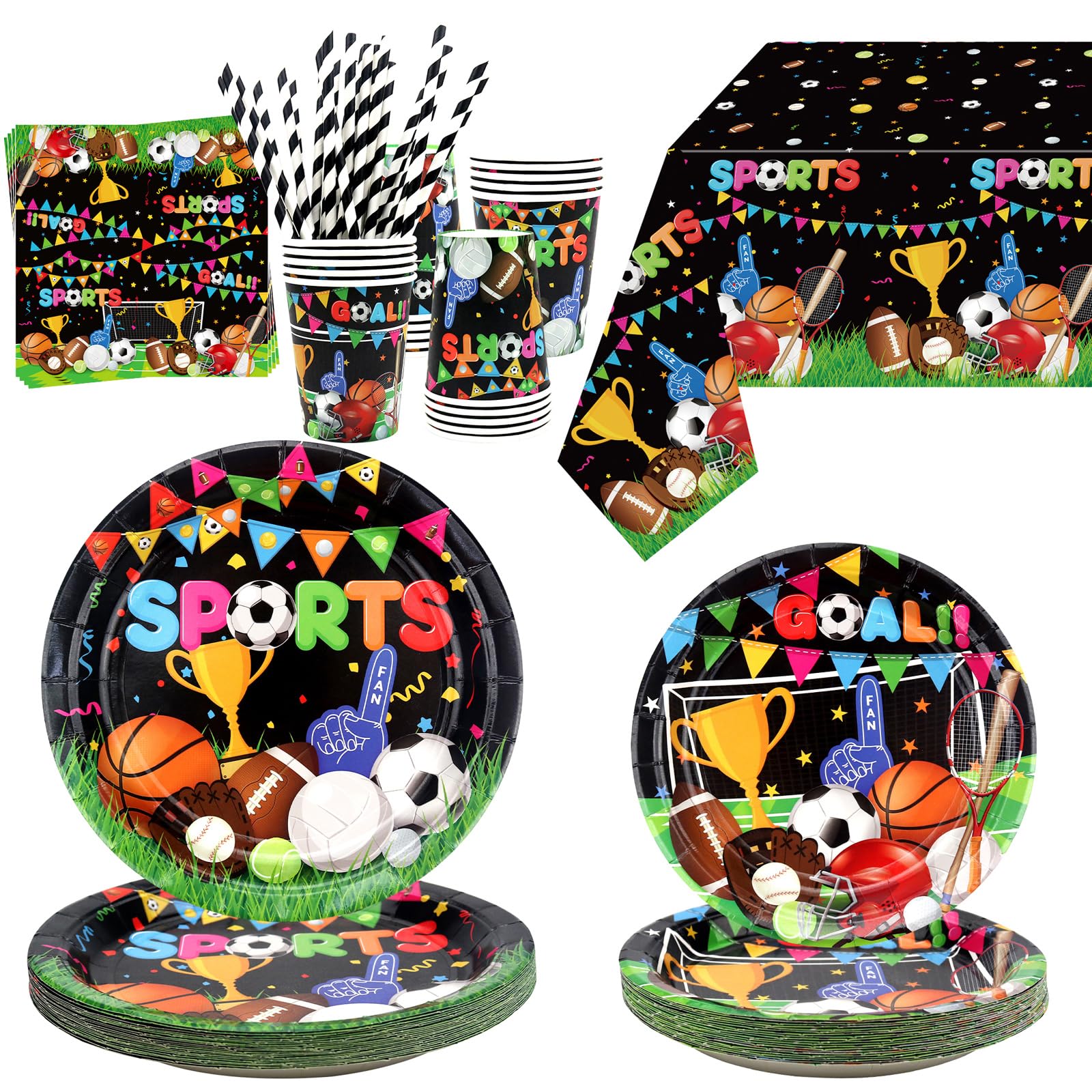Sports Theme Birthday Party Supplies WATER BREAK, Football Birthday