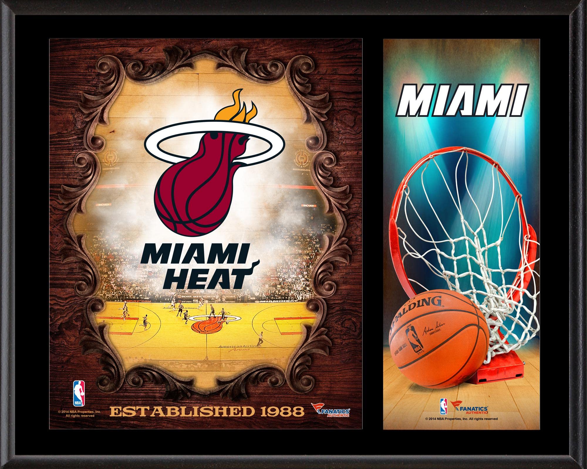Miami Heat Logo Gold