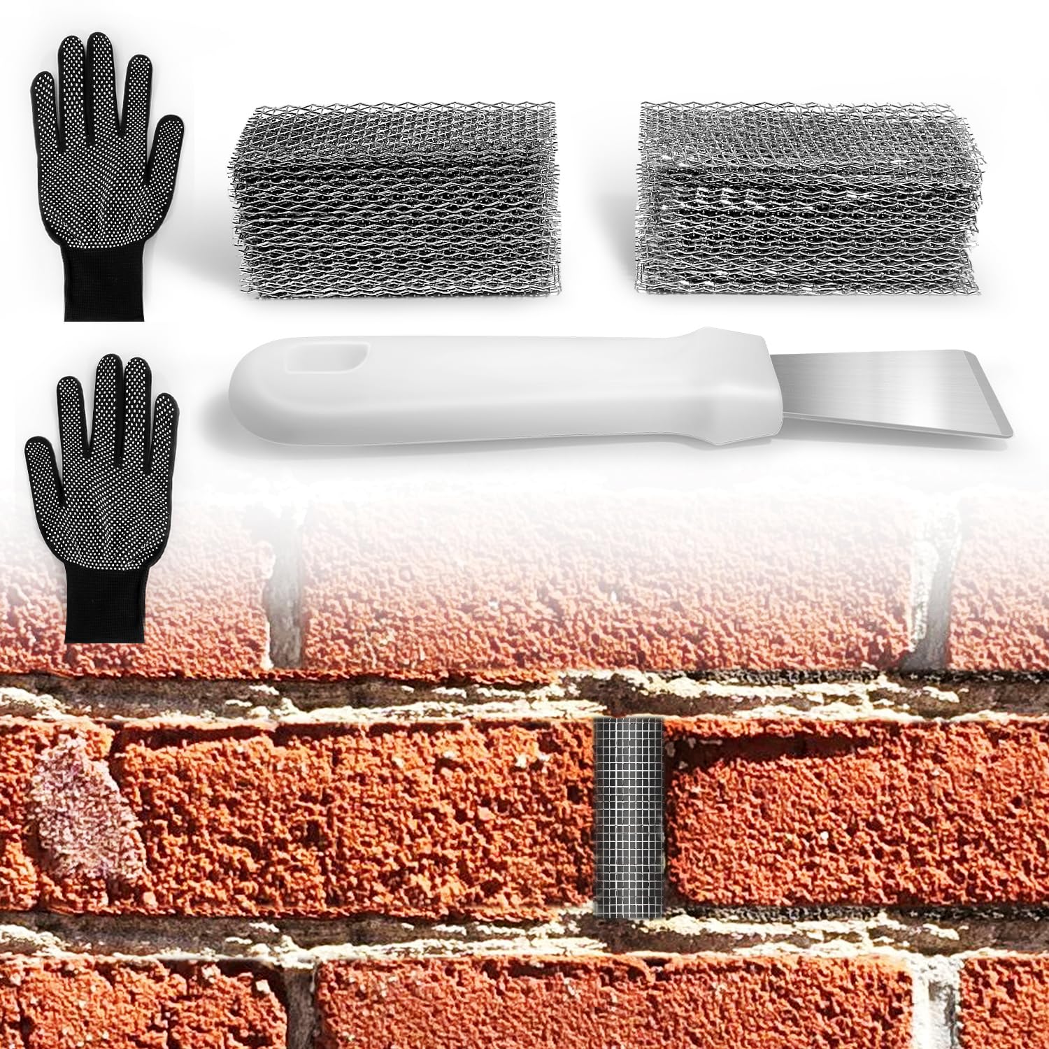 Amazon.com : 100 PCS Stainless Steel Brick Weep Hole Covers for Brick ...