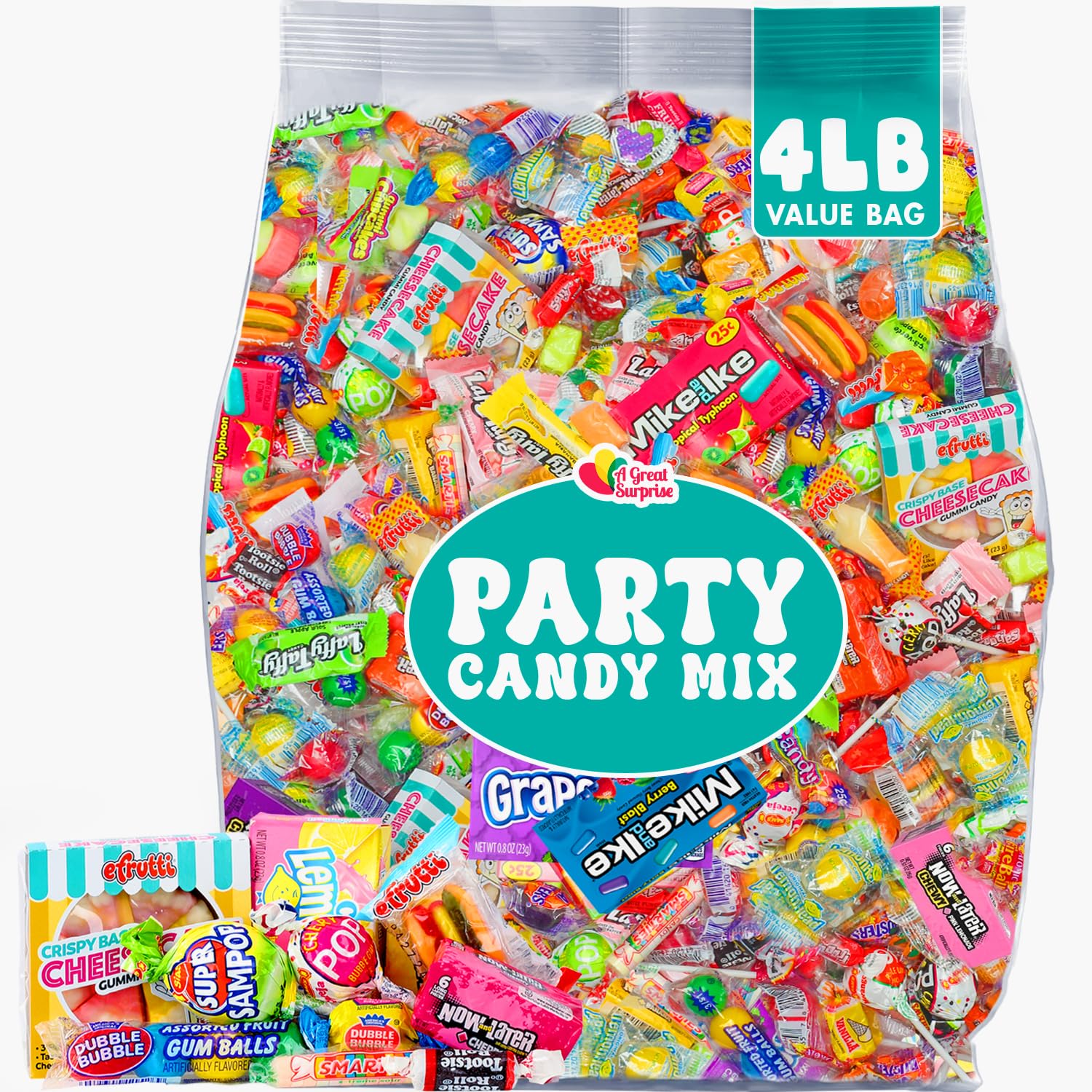 Buy Party Candy Mix - 4 Pounds - Bulk Candies - Large Candy Bag For ...