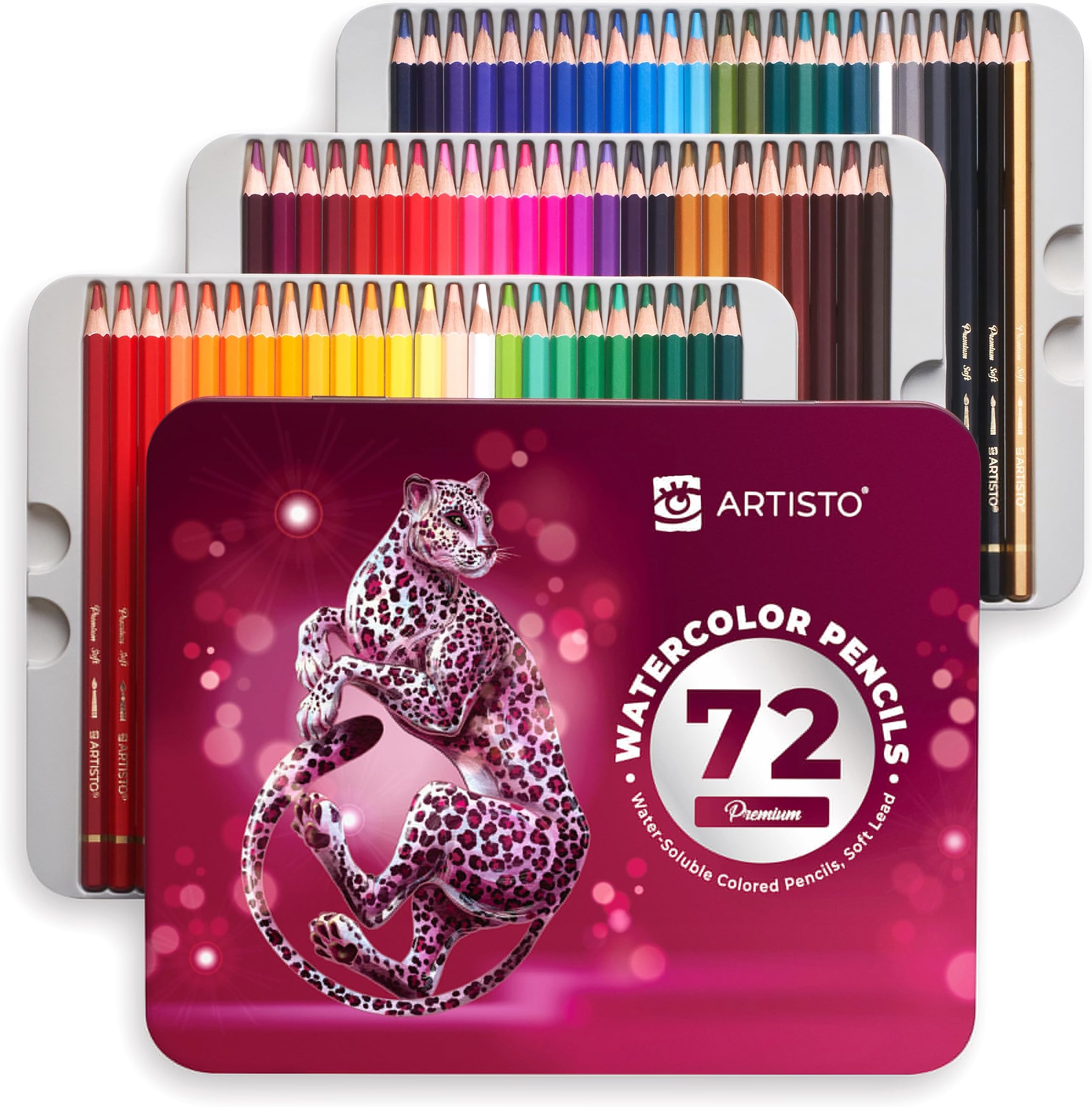 Amazon.com: ARTEZA Colored Pencils, 48 Soft Color Pencils, Highly ...