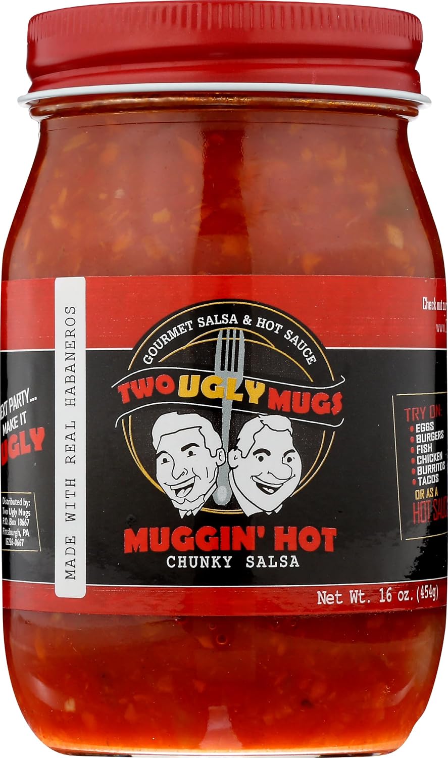 Amazon.com: Two Ugly Mugs, Salsa Muggin Hot, 16 Ounce