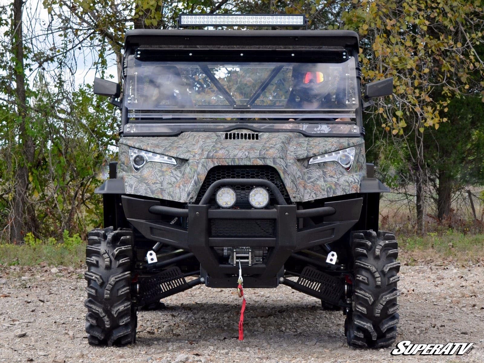 SuperATV Side By Side Parts SuperATV Flip-Up Windshield For Odes ...