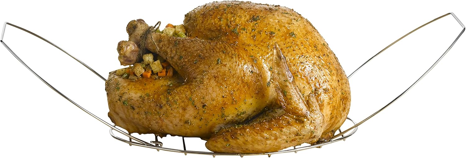 Amazon.com: Nifty Turkey Lifter - Easy-Grip Handles, Chrome Plated ...