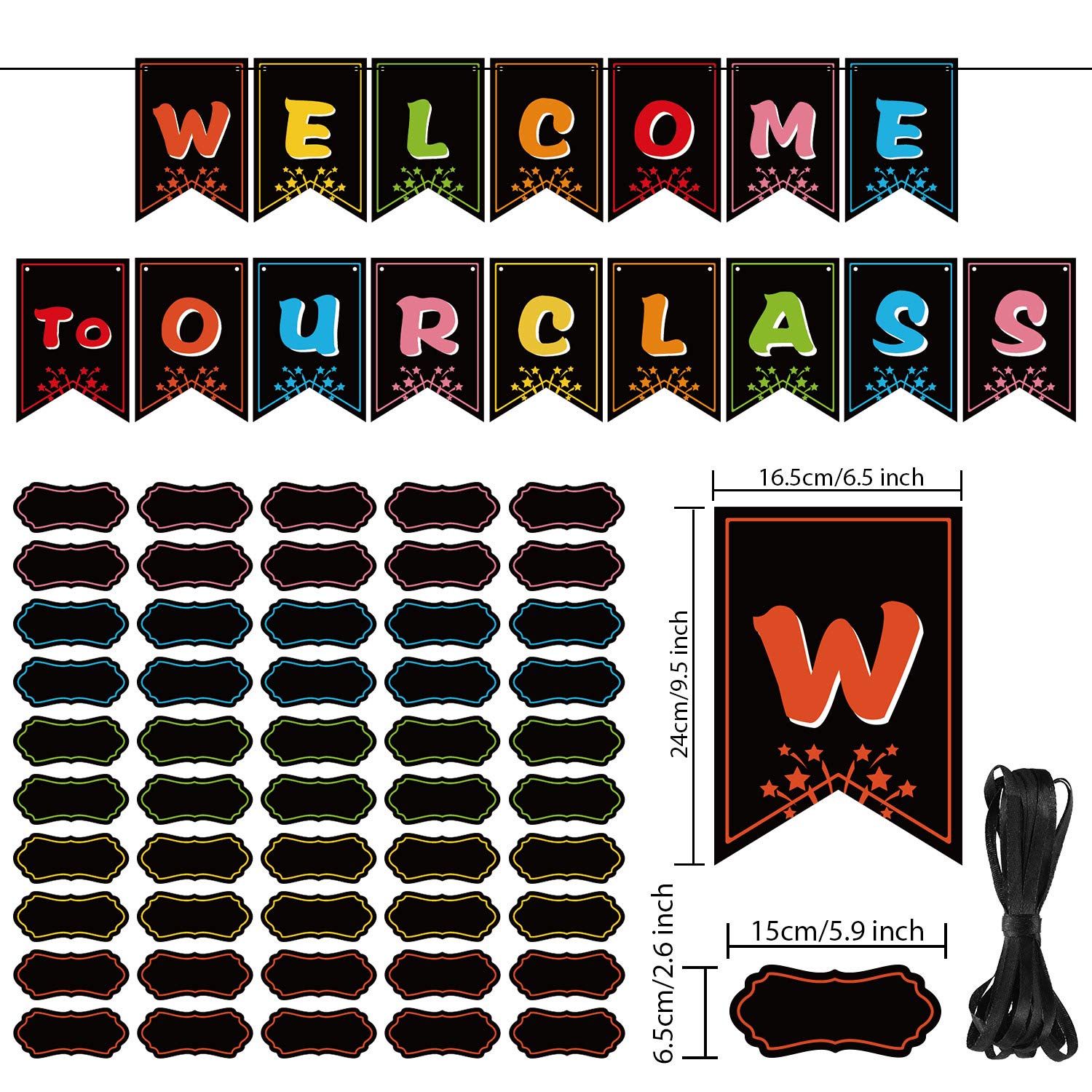 Buy Classroom Decorations Welcome Banner, Welcome Bulletin Board Banner ...