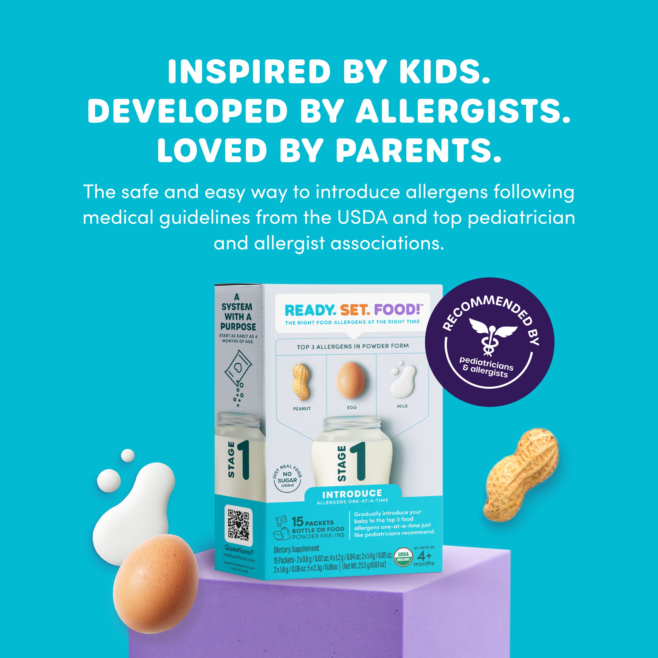 Snapklik.com : Ready Set Food Early Allergen Introduction Mix-ins For ...