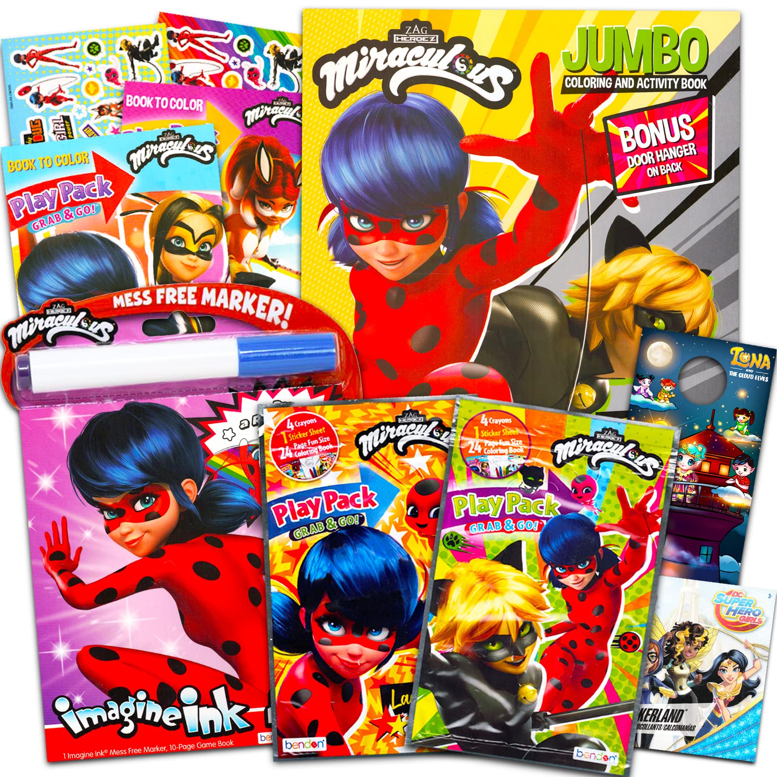 Miraculous Ladybug Activity Set for Kids - Bundle with Miraculous ...