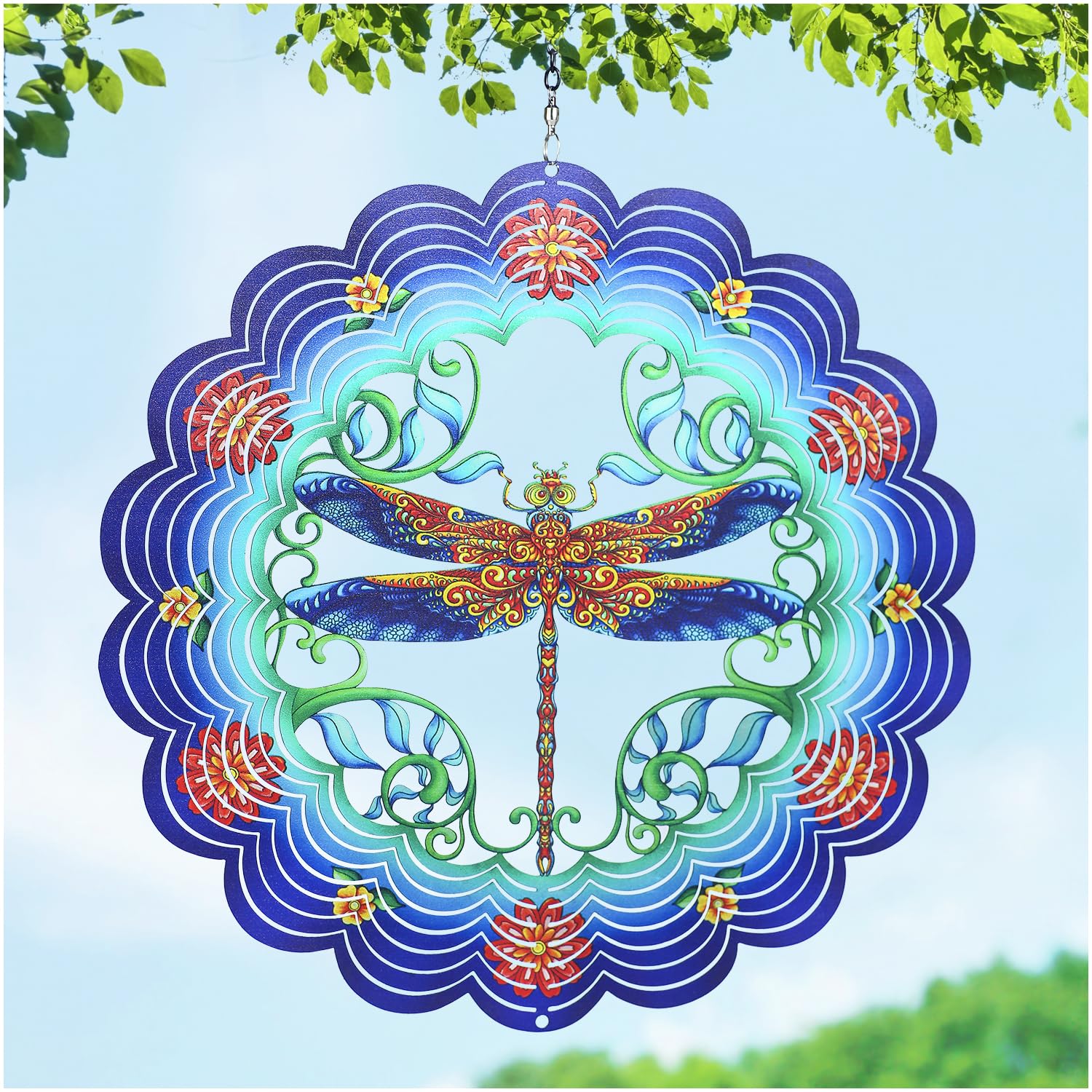 Amazon.com: Dragonfly Wind Spinners Dragonfly Gifts for Women/Men 12 ...