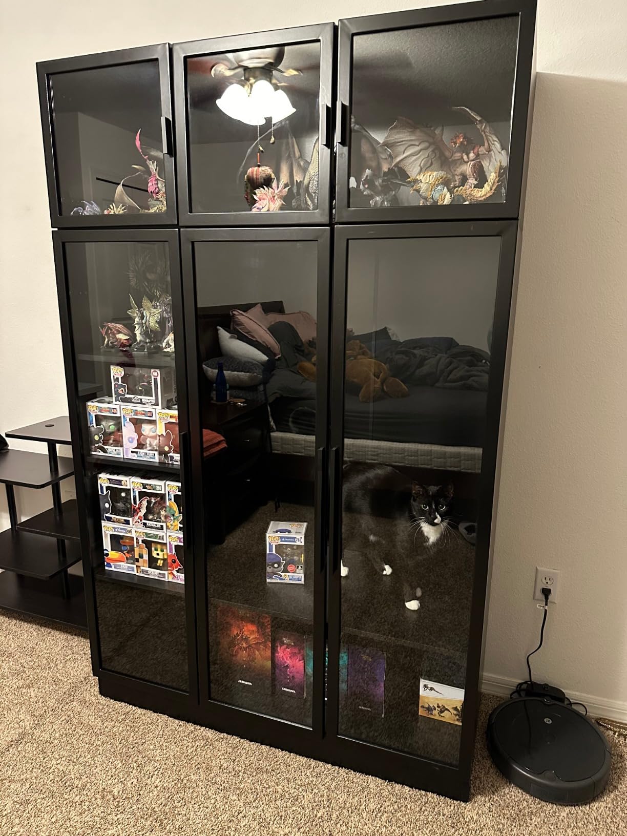 $16/mo - Finance Hitow Wardrobe Cabinet with LED Light Strips, Armoire ...