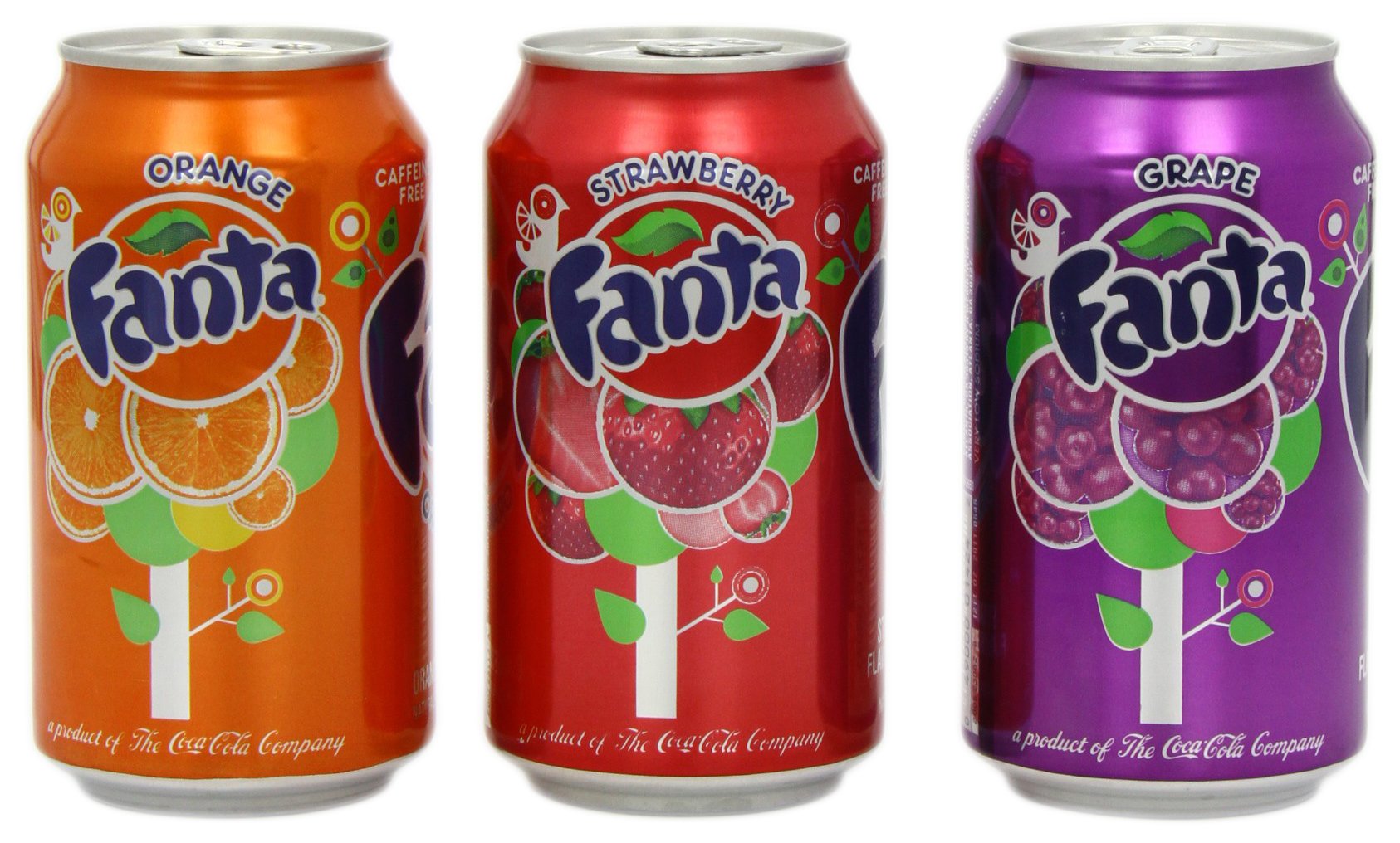 Buy Fanta American Strawberry, Grape and Orange Soda (Pack of 12 ...