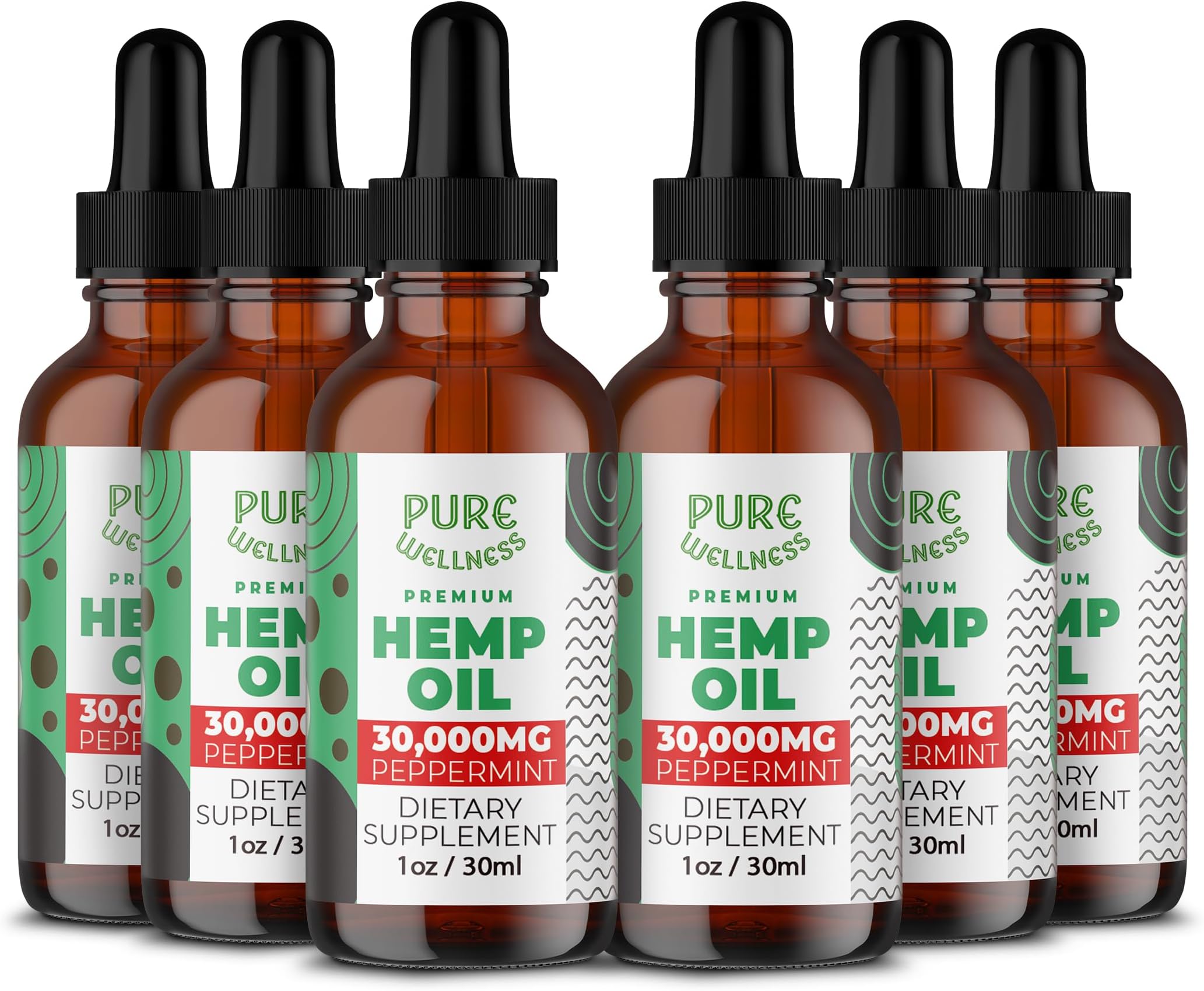 Amazon.com: Organic Hemp Seed Oil (6 Oz), Peppermint Flavor, High ...