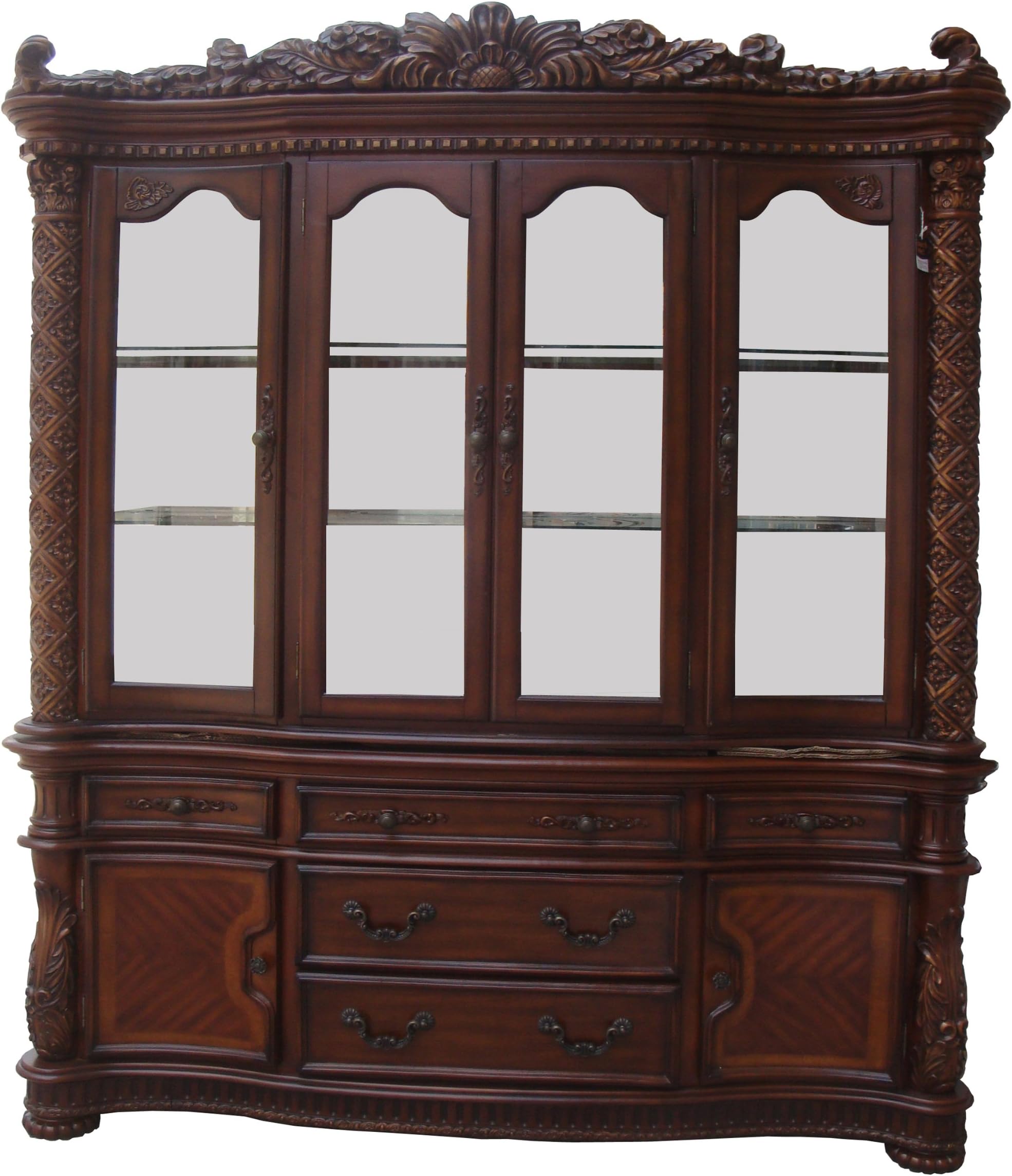 Amazon.com - ACME FURNITURE Vendome Hutch & Buffet - Gold Patina & Bone ...